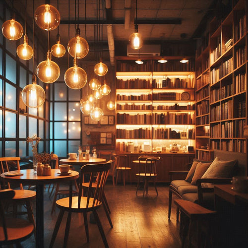 Cafe Lighting Ideas with Chronos Lights | Enhance Your Cafe's Atmosphere