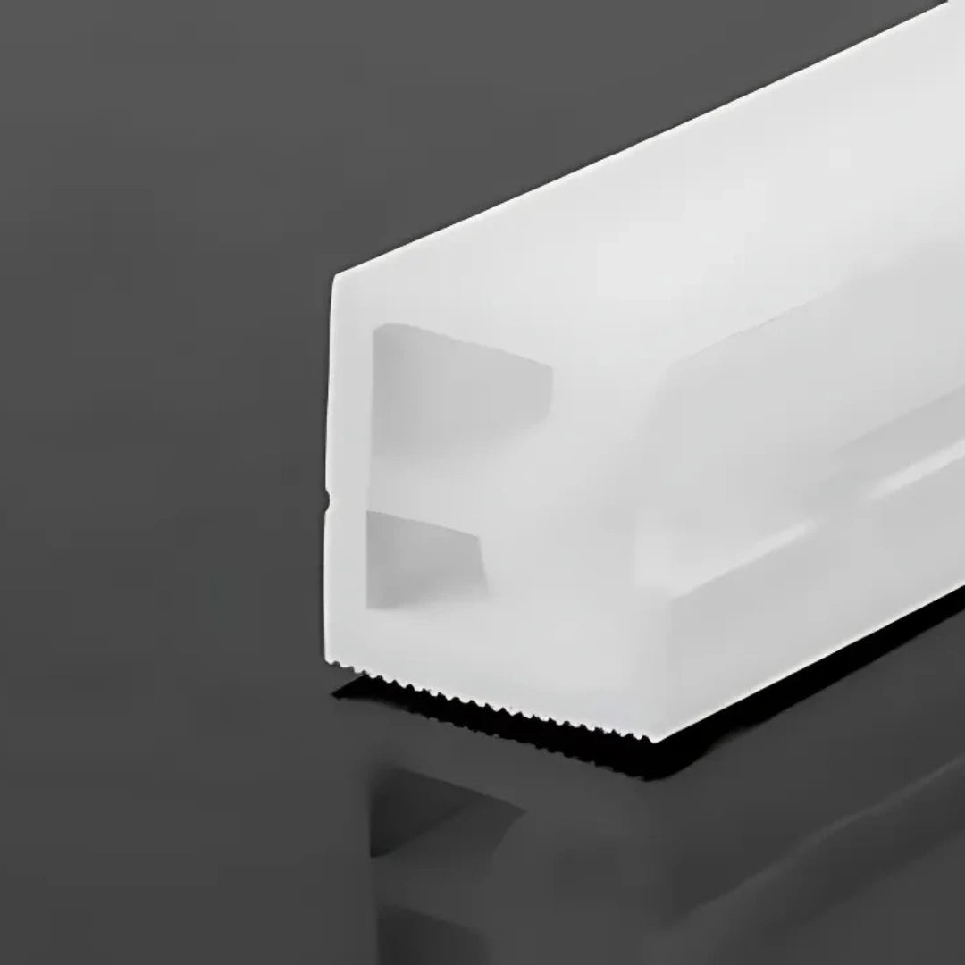 12mm x 12mm - Side View Flexible Silicone Profile for LED Strip Light ...