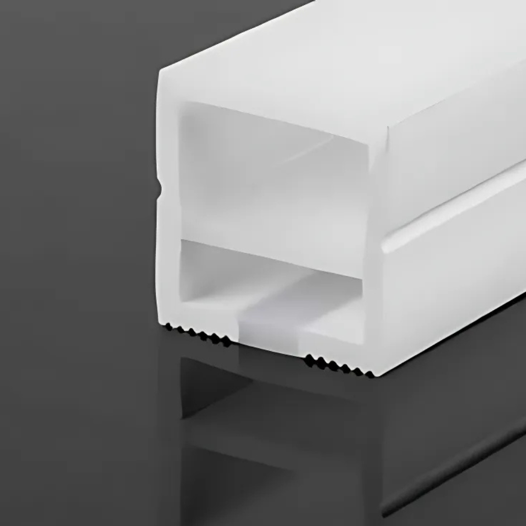 16mm x 16mm - Top View Flexible Silicone Profile for LED Strip Light ...