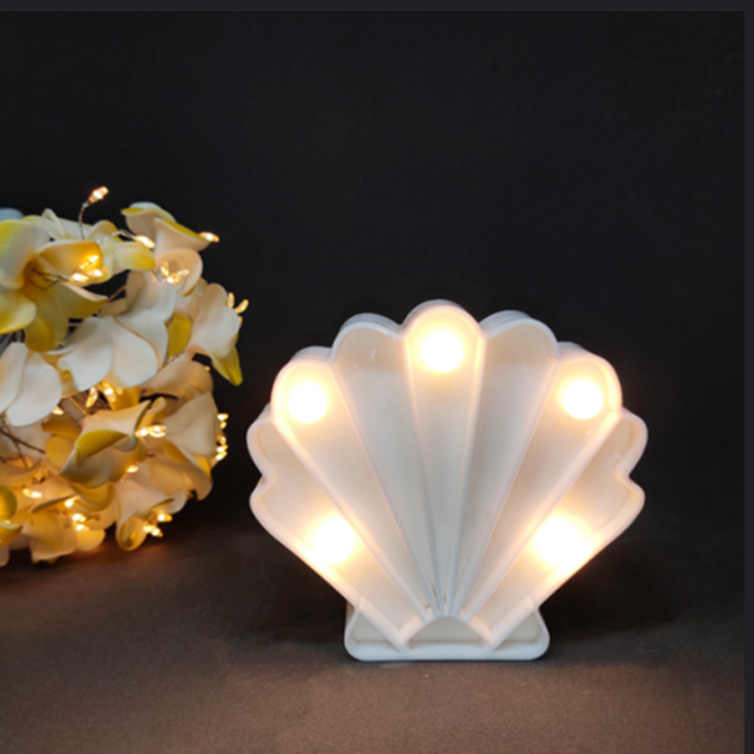 Mini Marquee Lights Sea Shell | Coastal Decor Illumination ...