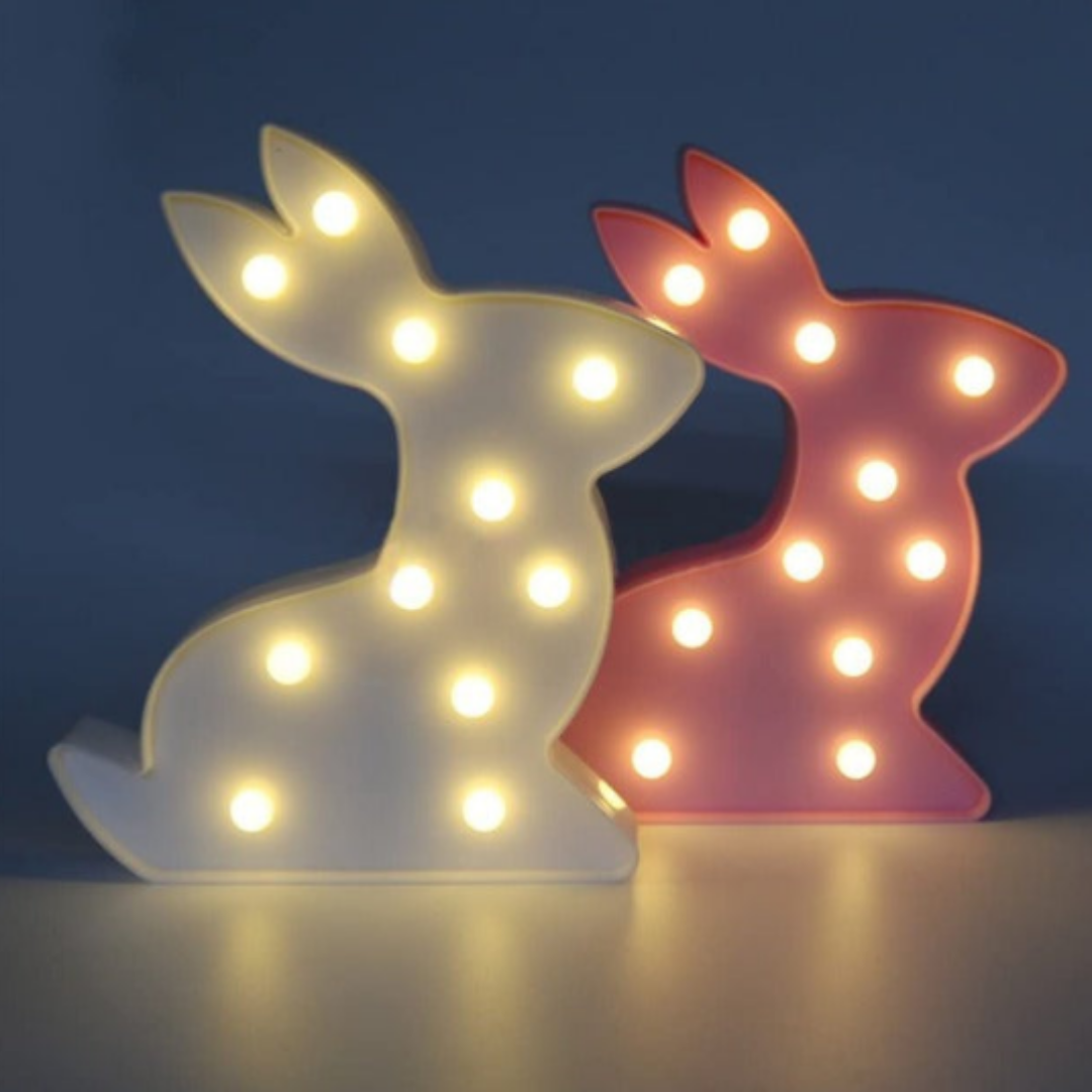 Marquee Light Bunny Shape | Whimsical Illumination | ChronosLights ...