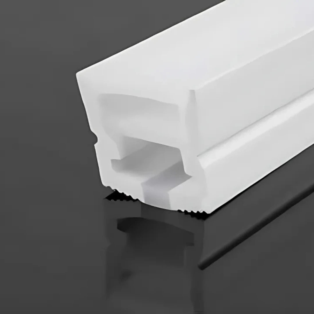 8mm x 8mm - Top View Flexible Silicone Profile For LED Strip Light ...