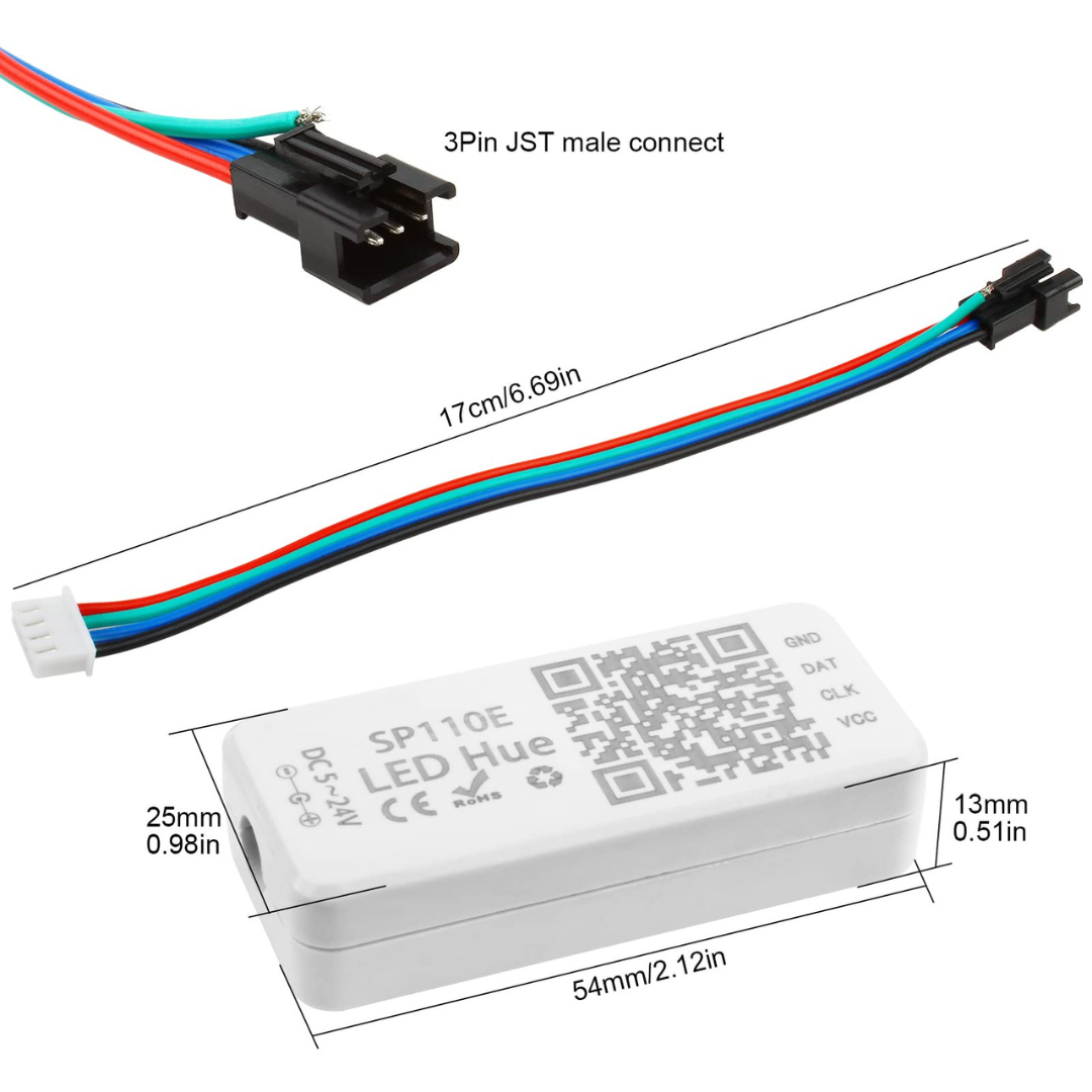 WiFi Pixel Strip Controller SP110E - Seamless Lighting Mastery ...