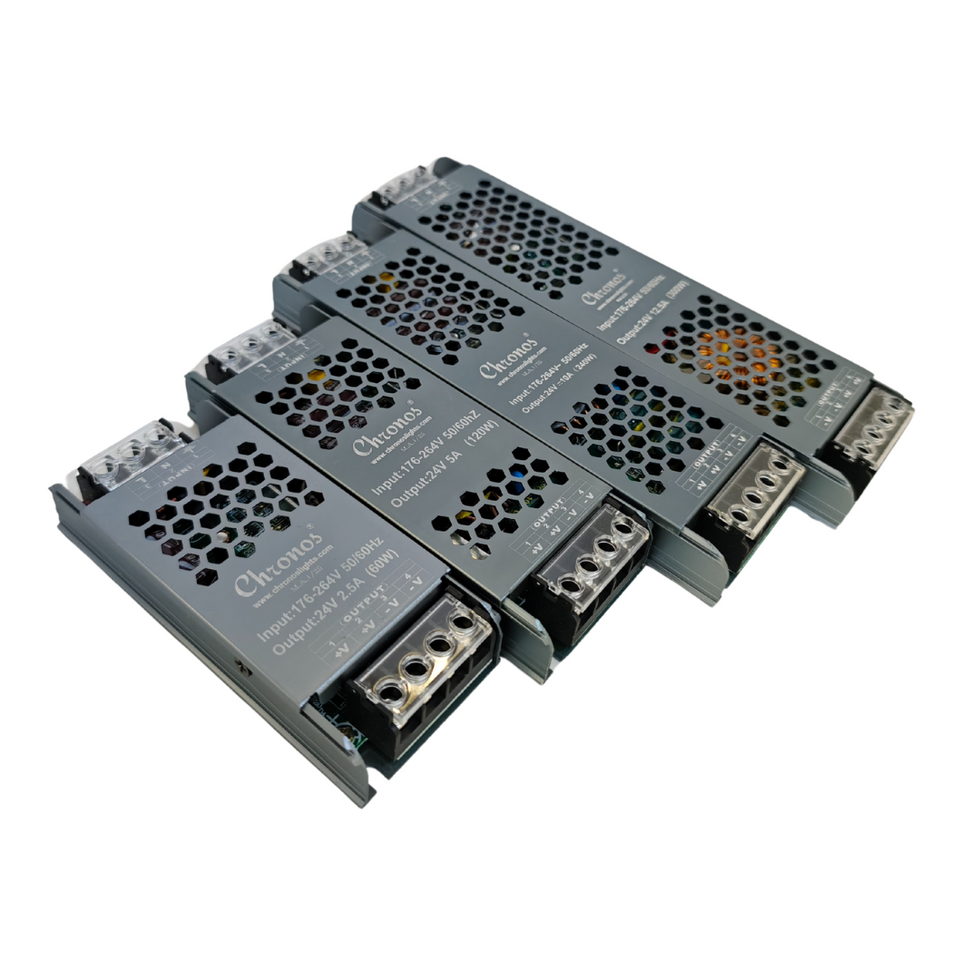 Buy 24V Slim SMPS LED Drivers for Strip Lights – Chronos Lights