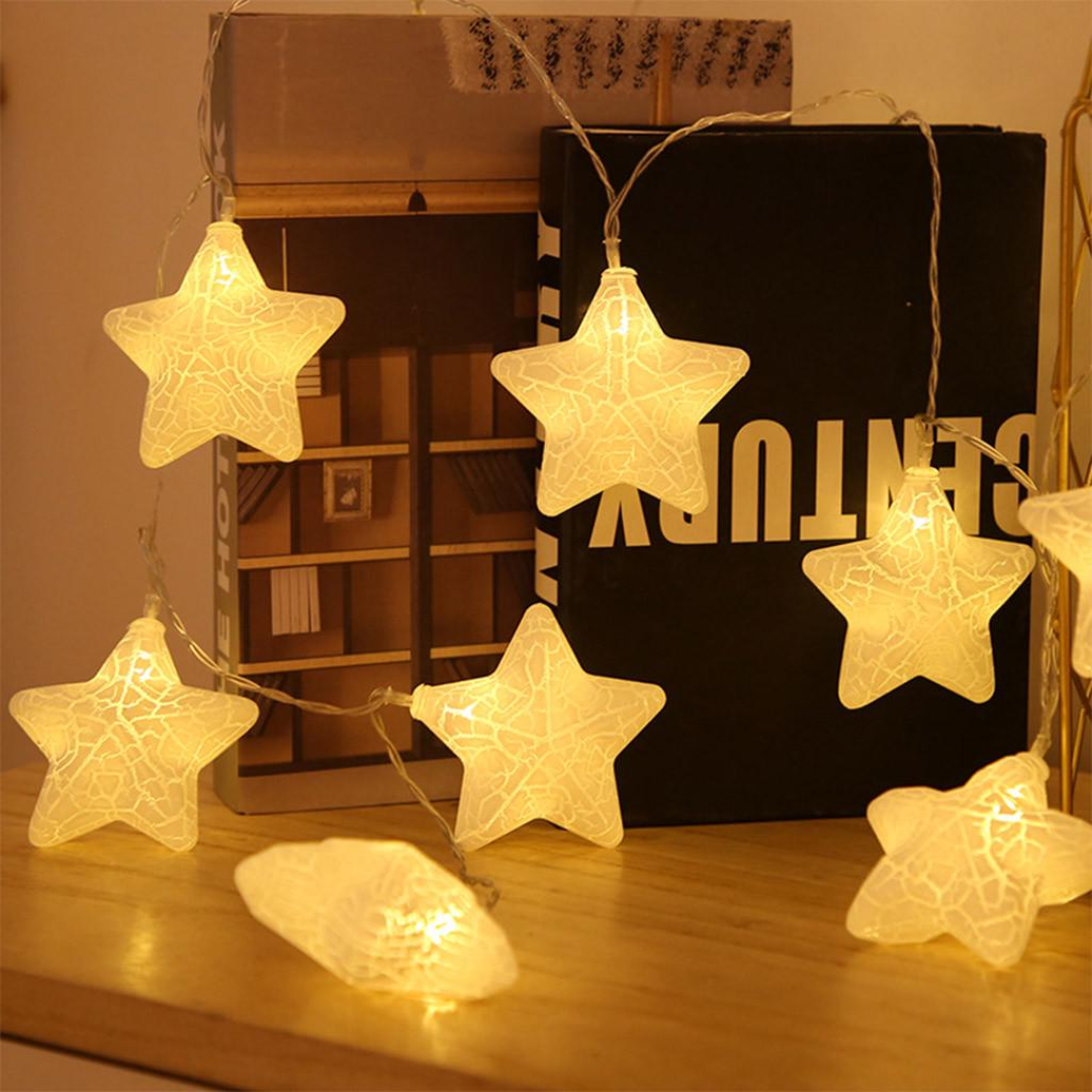 Get our Cracked Star Decorative String Lights – Chronos Lights