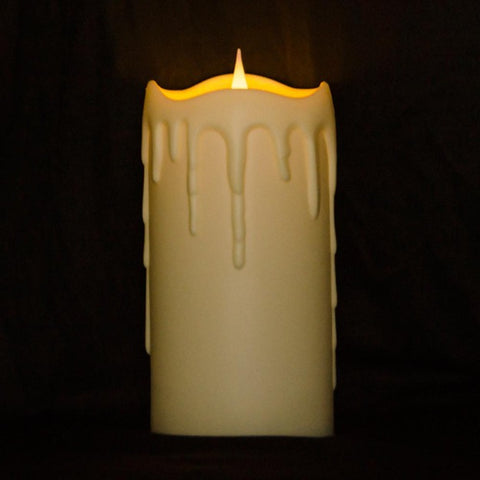 3D Jumping Wick Pillar Candles – Chronos Lights
