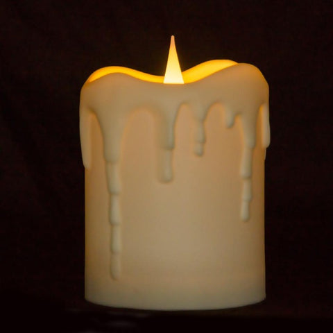 3D Jumping Wick Pillar Candles – Chronos Lights