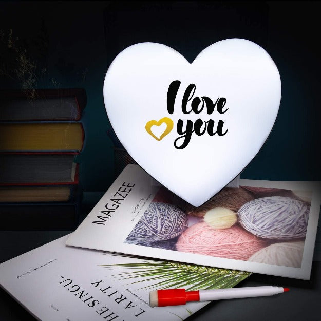 Heart Scribble Light Box | Express Your Love | ChronosLights – Chronos ...