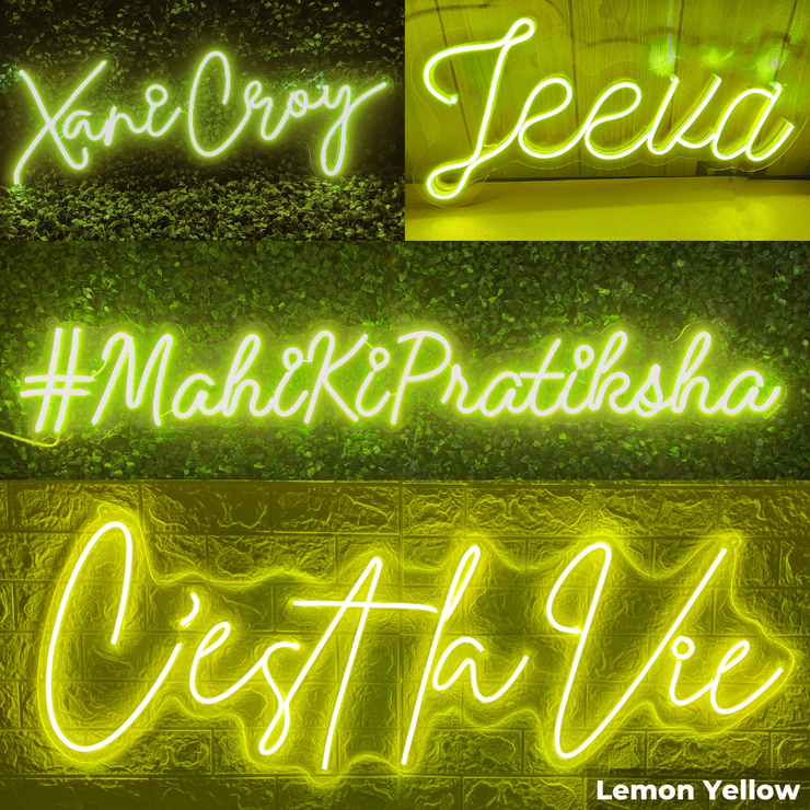 Custom Neon Signs Online - India's No.1* Custom Neon Signs | Neon Sign ...