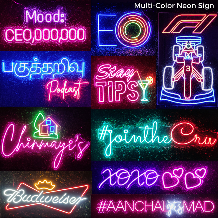 Custom Neon Signs Online - India's No.1* Custom Neon Signs | Neon Sign ...