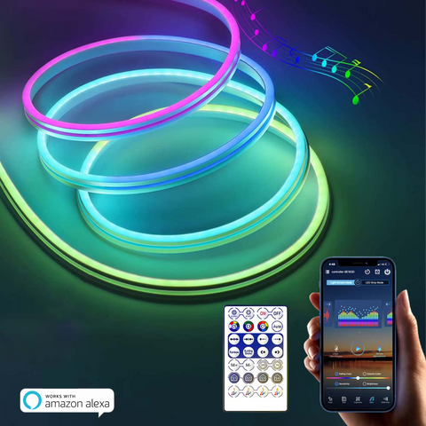 Neon Flex LED Strip Lights | Pink - AC 220V - 8mm x 16mm – Chronos Lights